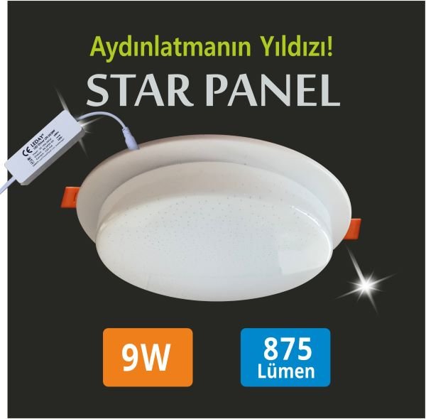 12W Star Led Panel Günışığı | Uygun Fiyat-Üstün Kalite
